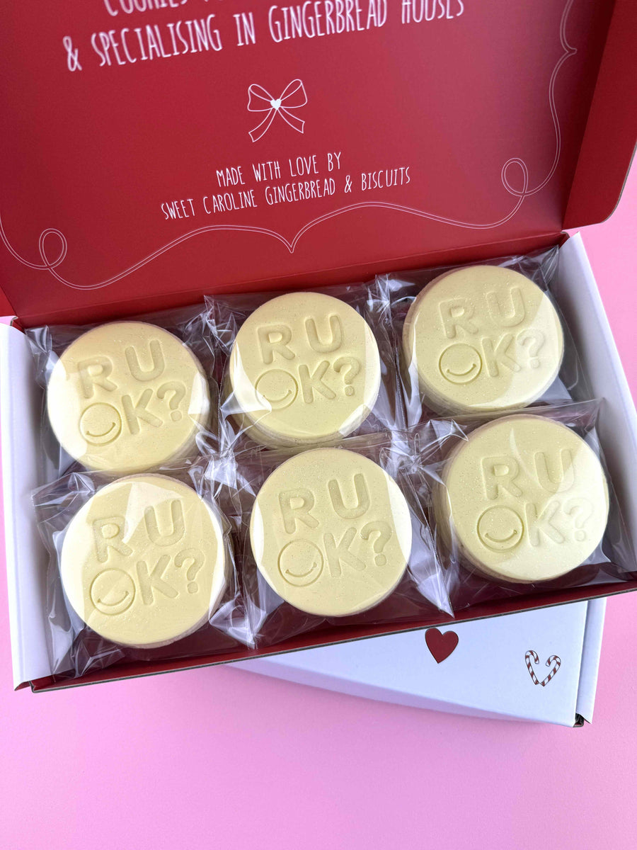 RUOK? Day Cookies – Sweet Caroline Gingerbread & Biscuits